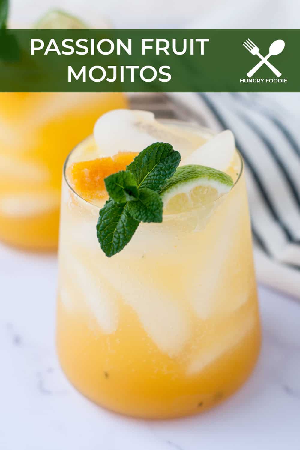 Passion Fruit Mojito - Fresh and Tart | Hungry Foodie