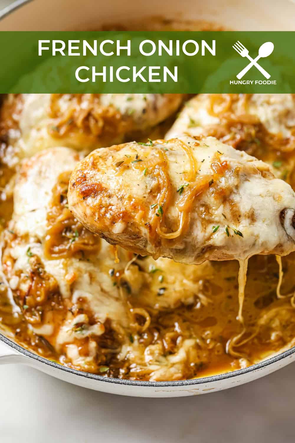 French Onion Chicken - Hungry Foodie